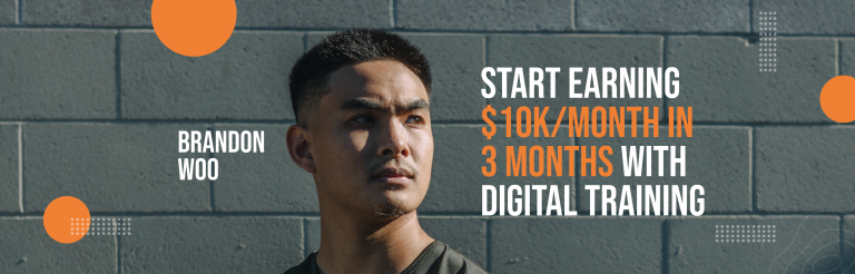 Brandon jumped from in-person training to digitally training clients ...